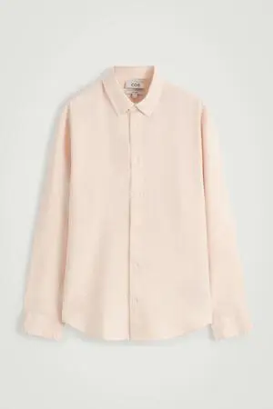 Cos Relaxed Lightweight Cotton T-shirt - Orange