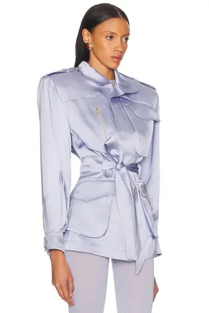 Alexandre Vauthier Satin Tailoring Jacket