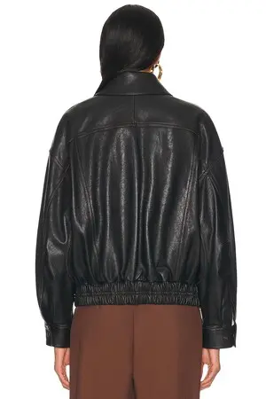 Saint Laurent Bomber Jacket - Reglisse & Auburn