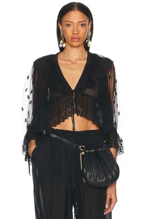 Chloé Embroidered Blouse