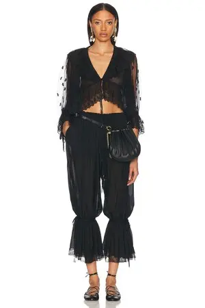 Chloé Embroidered Blouse