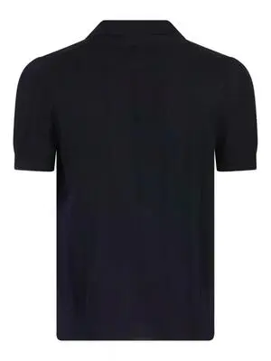 GRAN SASSO Ribbed Polo Shirt