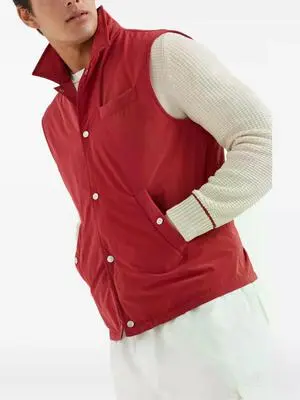 Brunello Cucinelli Thermore® Gilet - Red