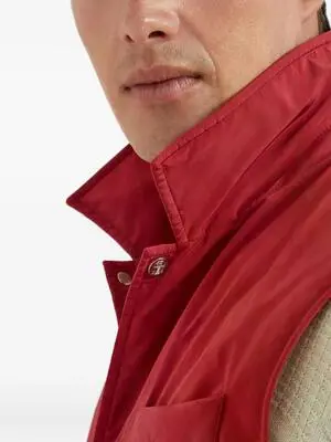 Brunello Cucinelli Thermore® Gilet - Red