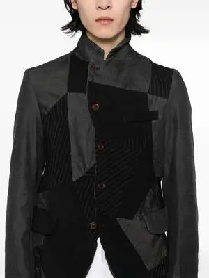 BLACK COMME DES GARÇONS Patchwork Blazer