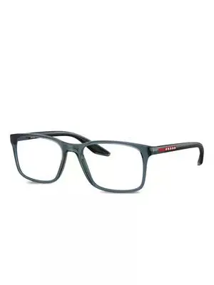 Prada Rectangle-frame Eyeglasses - Blue