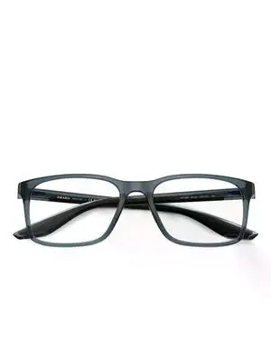 Prada Rectangle-frame Eyeglasses - Blue