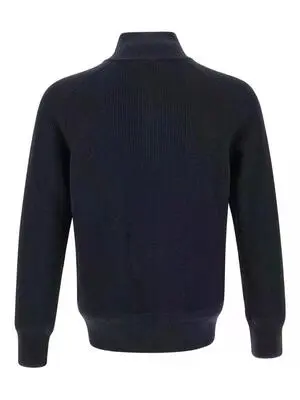 KANGRA Zip-up High Neck Sweater