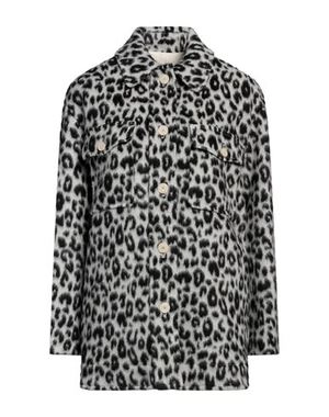 Isabel Marant Étoile Virgin Wool Leopard-print Coat - Black