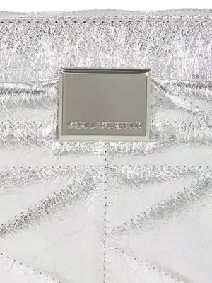 Karl Lagerfeld Small K/kuilt Shoulder Bag - Silver