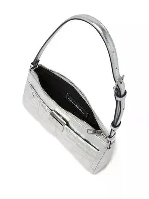 Karl Lagerfeld Small K/kuilt Shoulder Bag - Silver