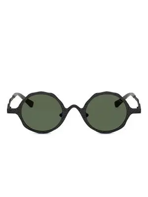 Emporio Armani Round Frame Sunglasses - Black