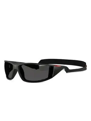 Prada Rectangle-frame Sunglasses - Black