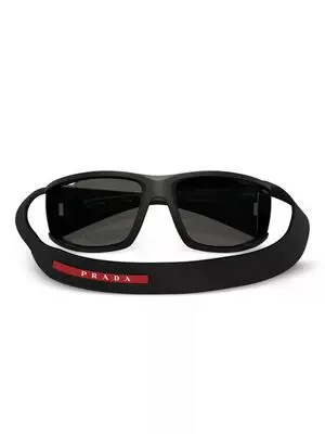 Prada Rectangle-frame Sunglasses - Black