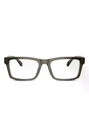 Emporio Armani Square-frame Glasses - Brown