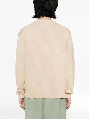 Maison Kitsuné Abstract Daisy Intarsia Jumper - Neutrals