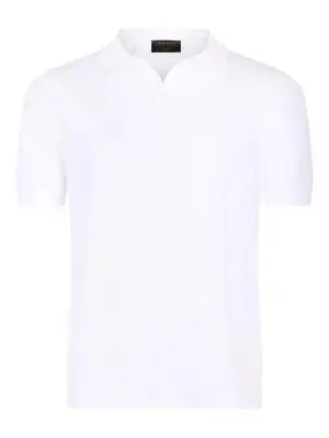GRAN SASSO Ribbed Polo Shirt