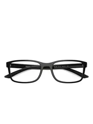 Prada Rectangle-frame Eyeglasses - Black