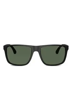 Emporio Armani Square Frame Sunglasses - Black