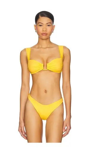 AWAY THAT DAY Cannes Bikini Top Lemon Sorbet