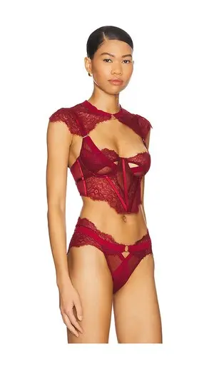 THISTLE AND SPIRE Minna Bodice - Ruby