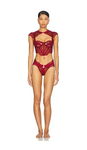 THISTLE AND SPIRE Minna Bodice - Ruby