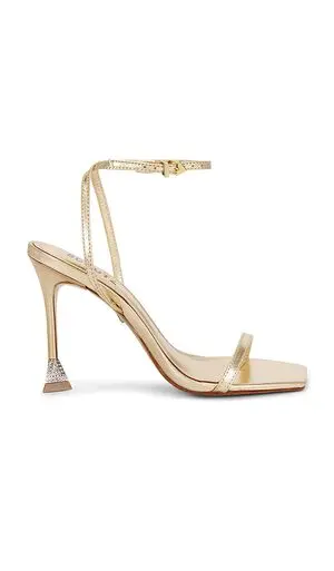 Schutz Gold Tone Sandals For Women