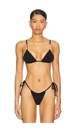 LA PORTE Kendall Bikini Top - Black