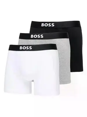 BOSS Logo-waistband Boxers - White