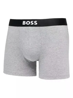 BOSS Three-pack Of Boxer Briefs In Stretch Cotton - White