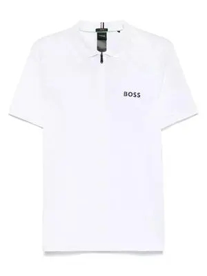 BOSS Monogram-jacquard Polo Shirt
