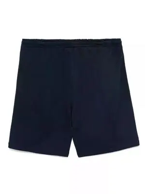 Lacoste Cotton Logo-trim Shorts - Blue