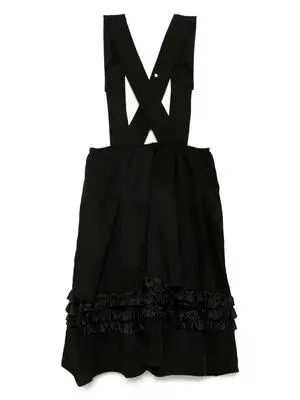 BLACK COMME DES GARÇONS Taffeta Frill Pinafore