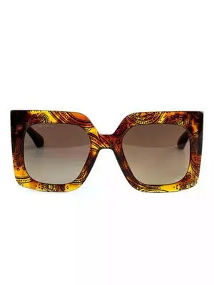 Etro Square Frame Sunglasses - Brown