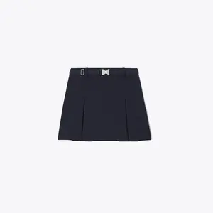 Tory Burch Jacquard A-line Skirt - Deep Navy