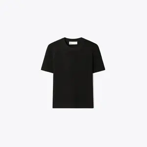 Tory Burch T Monogram Jacquard Sweater - Black