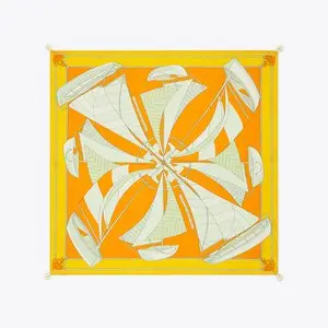 Tory Burch Sailboat Spiral Neckerchief