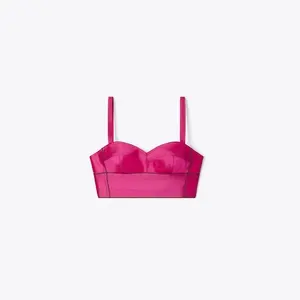 Tory Burch Silk Bra Top