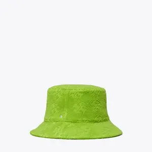 Tory Burch Terry Bucket Hat - Bright Fern