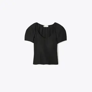 Tory Burch Balloon Sleeve Viscose Top