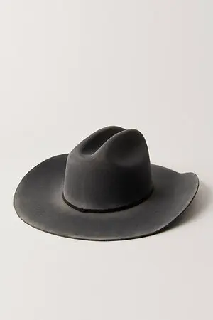 MOSSANT Distressed Wool Cowboy Hat