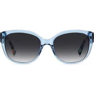 Kate Spade New York Gradient Round Sunglasses - Blue