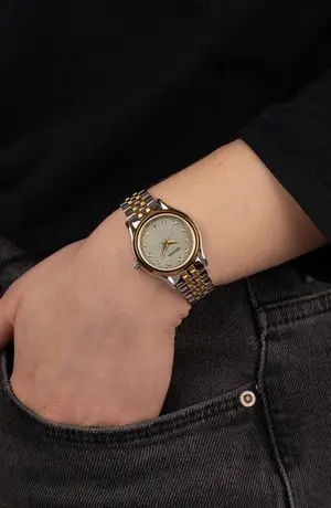 BALMAIN WATCHES Diamond Two-tone Bracelet Watch
