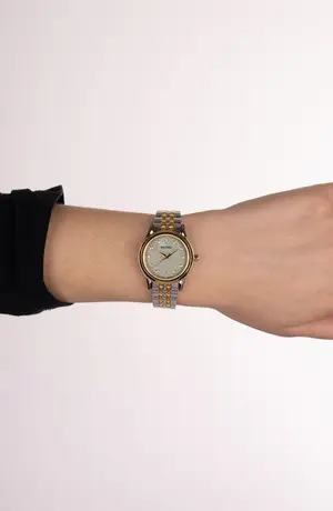 BALMAIN WATCHES Diamond Two-tone Bracelet Watch