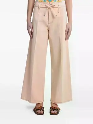 Etro Cropped Belted Trousers