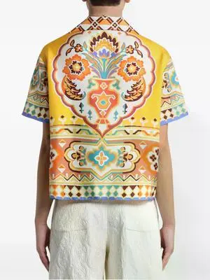 Etro Floral-print Silk Shirt