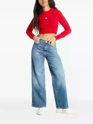 Tommy Hilfiger Claire High-rise Wide-leg Jeans - Blue