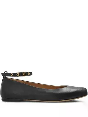 Emporio Armani Buckled Flats For Women