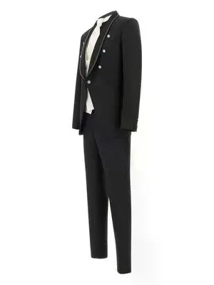 CARLO PIGNATELLI Four-piece Ceremony Suit - Black