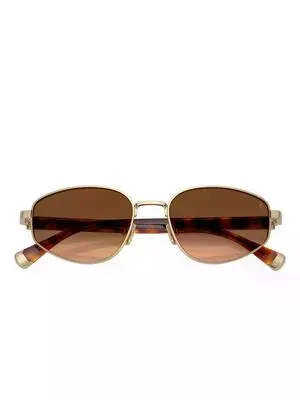 Brunello Cucinelli Oval Frame Sunglasses